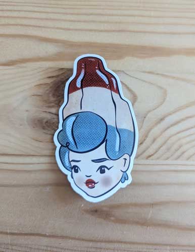 Bobbie Bomb Pop Sticker – Kellsworth Ink